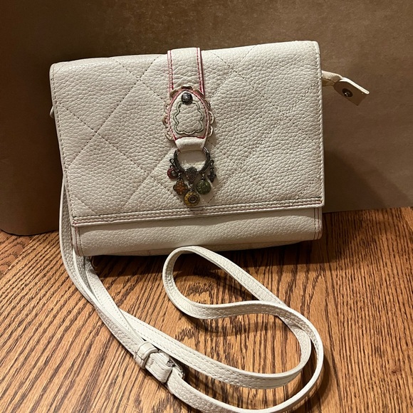 Brighton | Bags | Brighton Bag Organizer Crossbody Bag Purse White ...